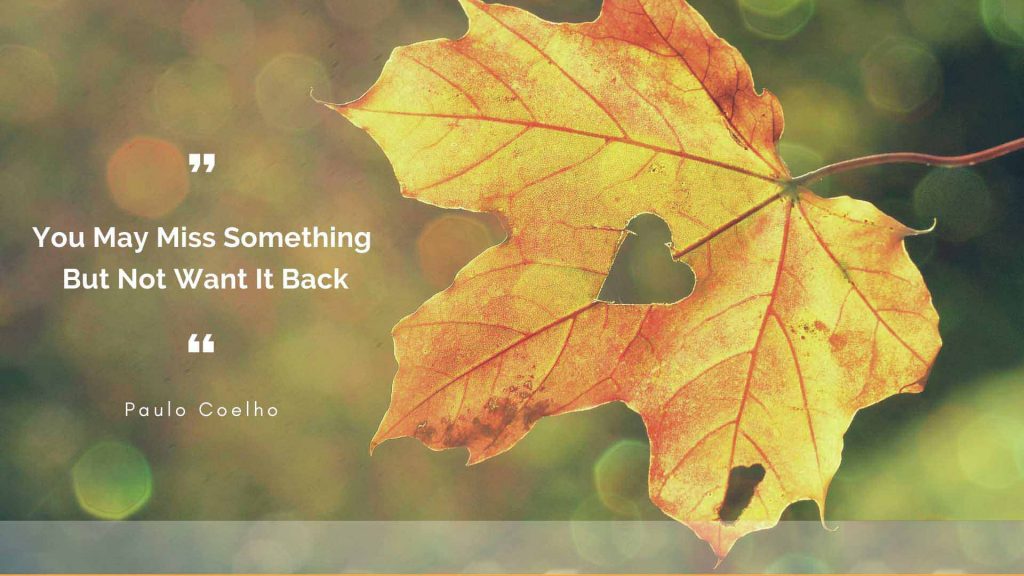 And when you look back, you will see the pain was worth it. You will ...